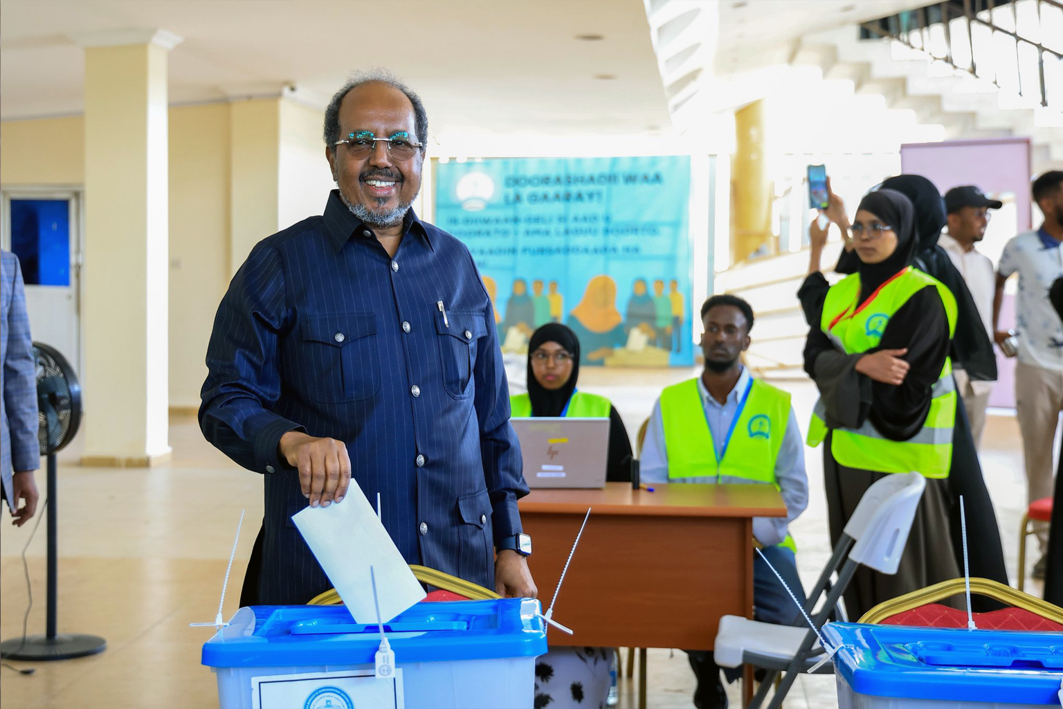 Somalia’s President Casts Vote as Mogadishu Holds Local Elections